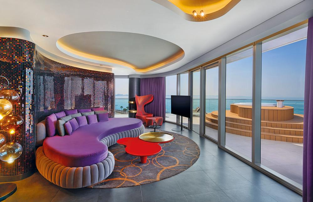 Hotel W The Palm 5*, Dubai, Emirats Arabes Unis avec Voyages Leclerc ...